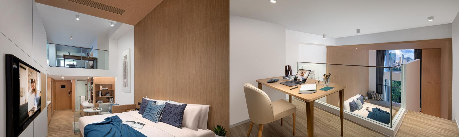 One-Bedroom Executive Loft | Somerset Hongkou Riverside Shanghai | English