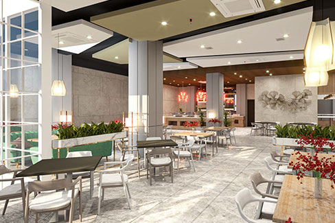 Rooftop Restaurant Bandung | Dining | Oakwood Merdeka Bandung