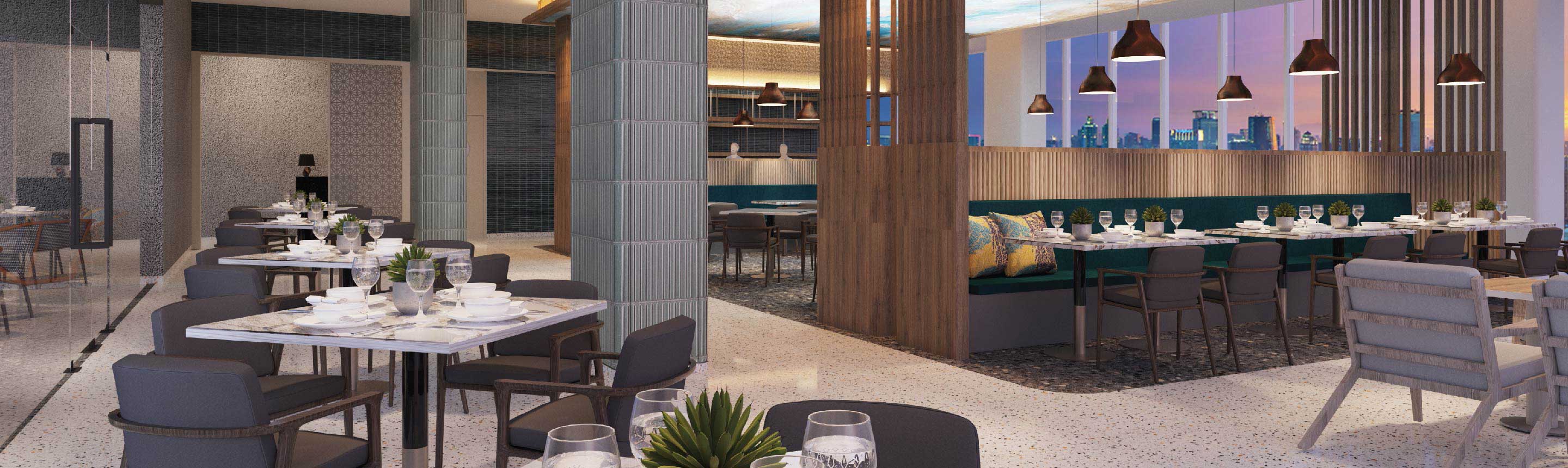 Restaurants in Batam | Sky Dining | Oakwood Hotel & Apartments Batam